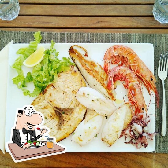 Menu at Wave Club, Pietra Ligure
