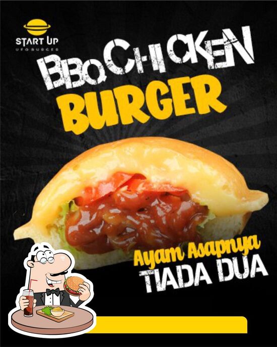 Menu at Ufo Burger Startup Bandung restaurant, Bandung