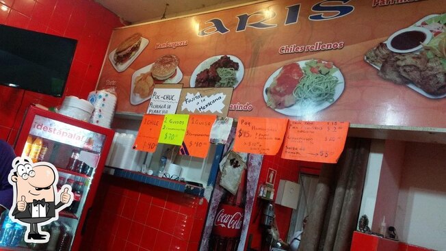 Menu at Comida Mexicana ARIS restaurant, Merida