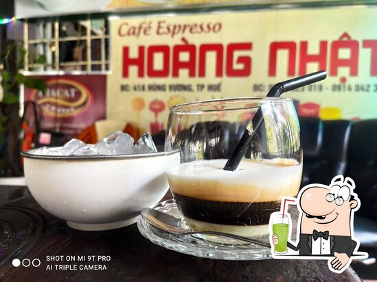 Menu at Hoang Nhat Coffee cafe, Hue