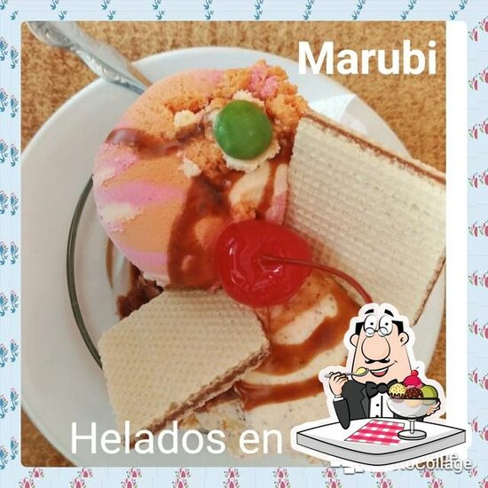Menu at Marubí restaurant, Juliaca