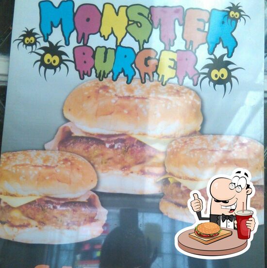 Menu at Monster Burger restaurant, Tizayuca