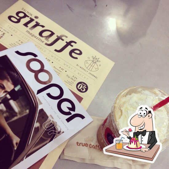 Menu at True Coffee Stadium, Bangkok
