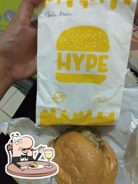 Menu at Hype Burger, Tangerang, Jl. Menteng Utama I