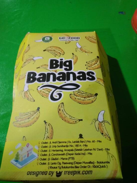 Menu at Lapak Big Bananas restaurant, Caile
