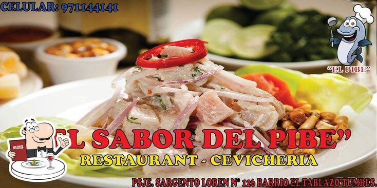 Menu at El Sabor del Pibe restaurant, Tumbes
