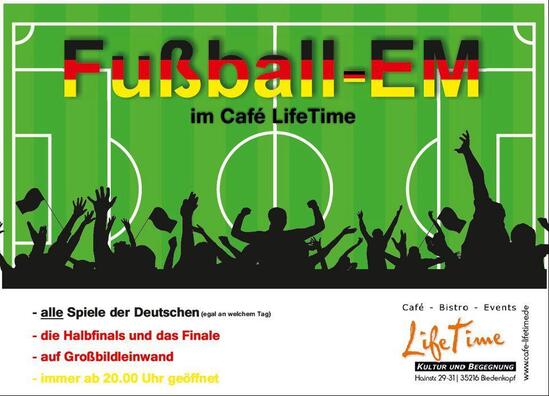 Menu at Lifetime cafe, Biedenkopf