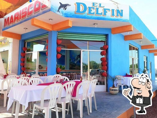 Menu at Mariscos El Delfin restaurant, Actopan