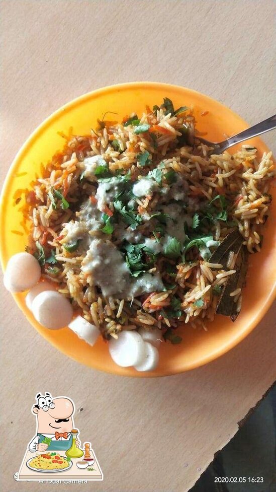 Menu at Zaffran Biryani, Bhopal