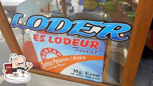 Menu at ES LODER restaurant, Bogor