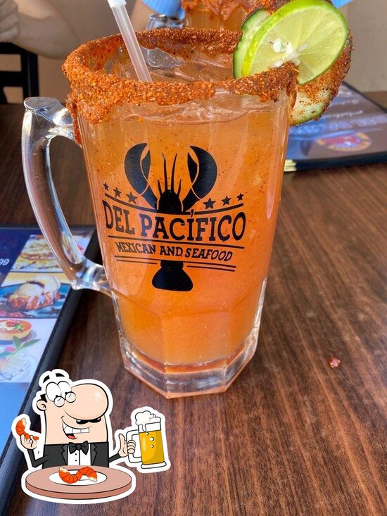 Menu at Mariscos Del Pacifico restaurant, Riverside