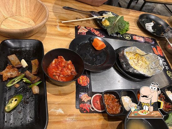 Menu at Sam Gyup Sal Korean BBQ, Bangkok