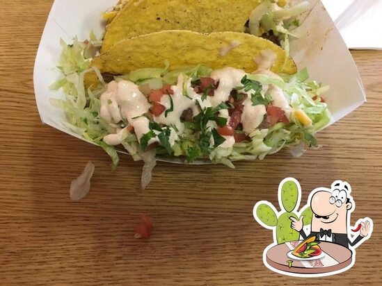 Menu at Taco Beyondo restaurant, Hillsboro