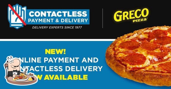 Menu au Greco Pizza restaurant, Moncton, Mountain Rd