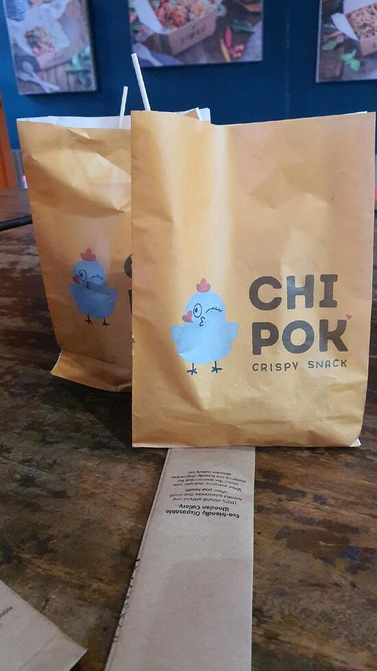 Menu at Chipok Crispy Snack restaurant, Bandung