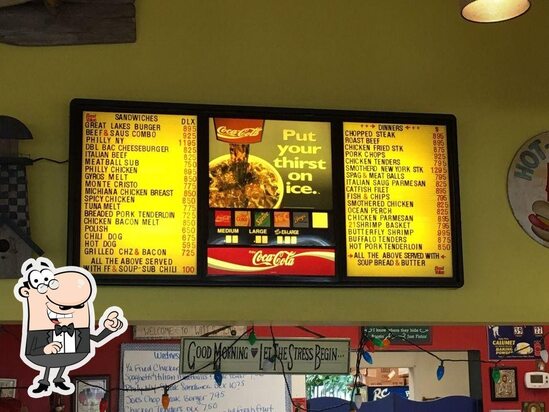 Menu at Great Lakes Cafe, Gary