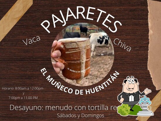 Menu at Pajaretes el muñeco de huentitan restaurant, Guadalajara