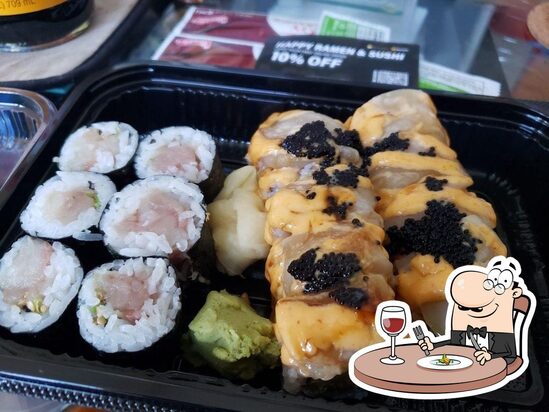 Menu at Happy Ramen and Sushi restaurant, Pinole
