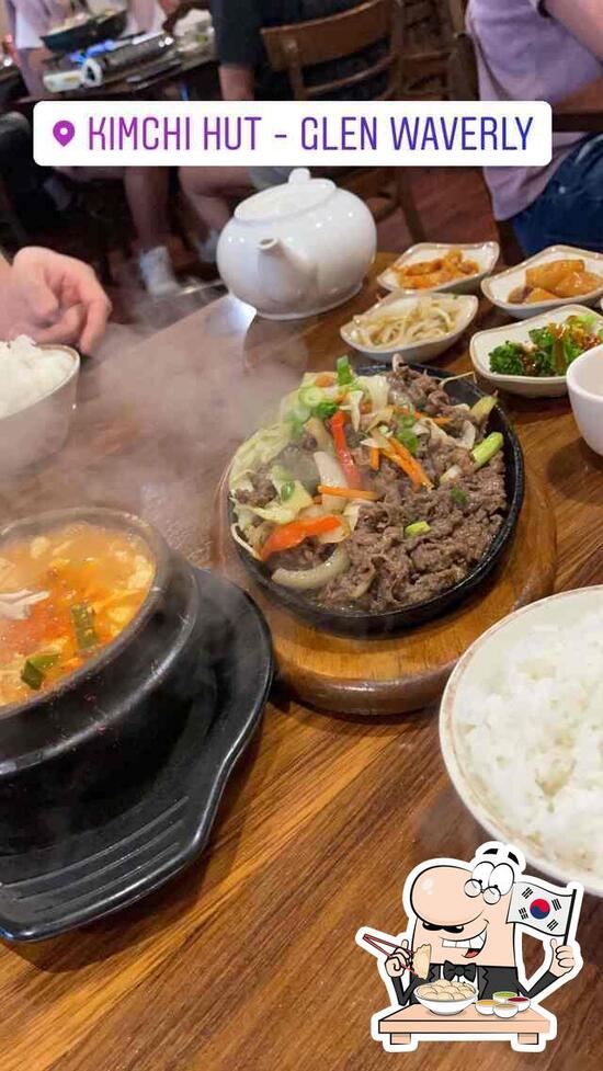 Menu at Kimchi Hut restaurant, Glen Waverley