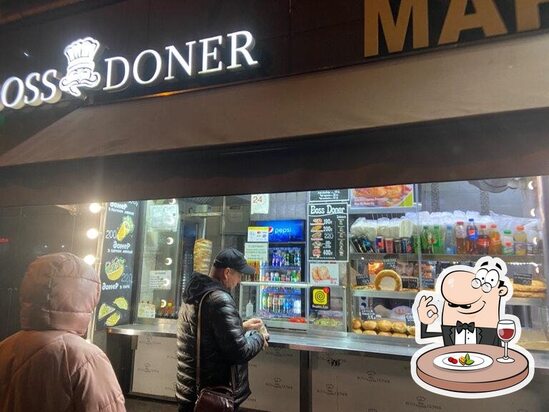 Boss Doner restaurant, Moscow, Gruzinsky Val Street - Restaurant menu ...