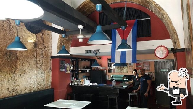 Menu at De Cupé, Comida Cubana-Peruana restaurant, Havana