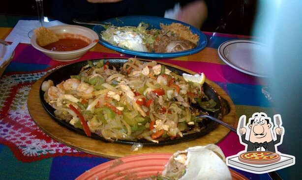 Menu at Los Aztecas restaurant, Dubuque, Dodge St