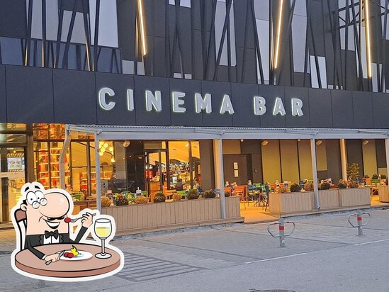 Menu at Cinema Bar, Sarajevo