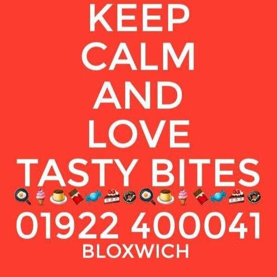 Menu at Tasty Bites cafe, Walsall, 12 Samuel St
