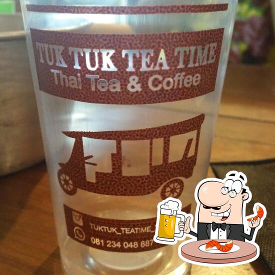 Carta del café tuk tuk tea time, Malang