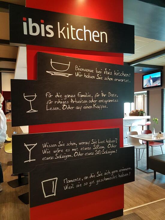 Menu at Ibis restaurant, Bremen