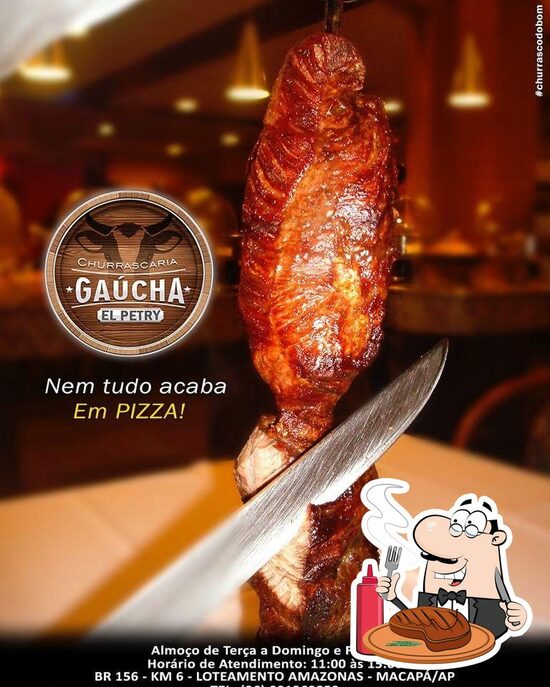 Menu at Churrascaria Gaucha El Petry, Macapá, Br - 156