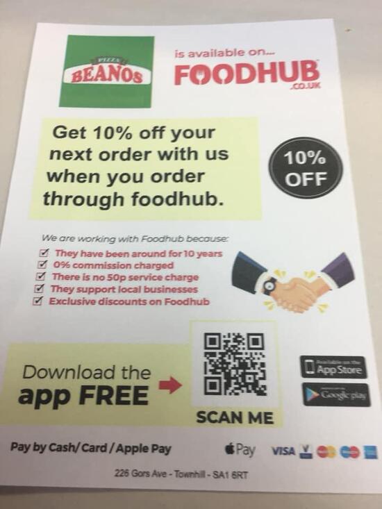 Menu at Beano's Pizza pizzeria, Swansea, 226 Gors Ave
