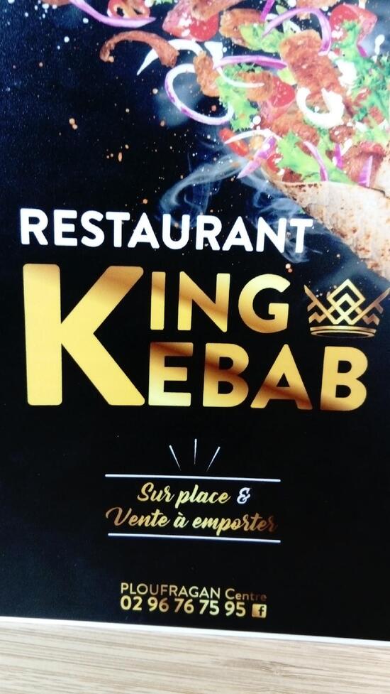 Menu au King kebab Ploufragan, Ploufragan
