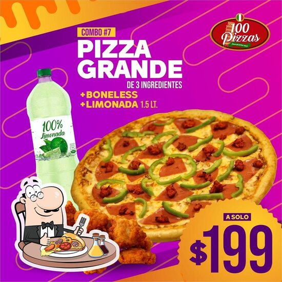 100 pizzas Tizimín, Tizimín - Menú del restaurante, precios y reseñas