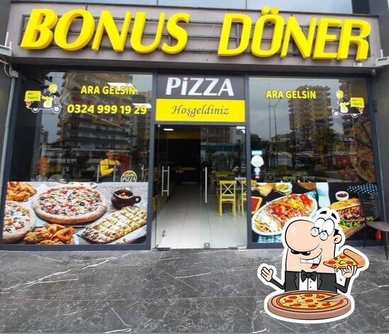 Menu at Pizza Doner, Mersin