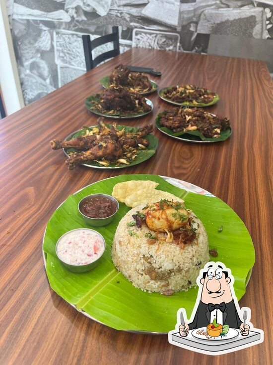 Menu at Kismat Biriyani, Changanassery