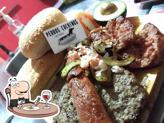 Menu at Perros Cochinos restaurant, Monterrey