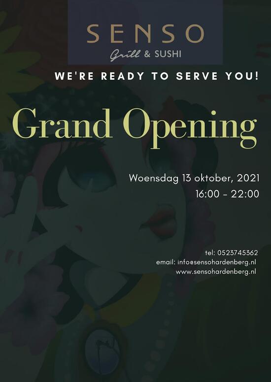Menu at SENSO Grill & Sushi, Hardenberg