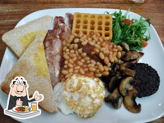 Menu at The Clock Cafe, Edinburgh, 125 Dalry Rd