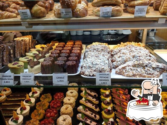 Menu at Boulanger Patissier, Versailles