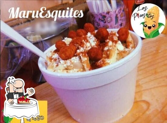 Menu at Los Picositos Esquites restaurant, Ecatepec de Morelos