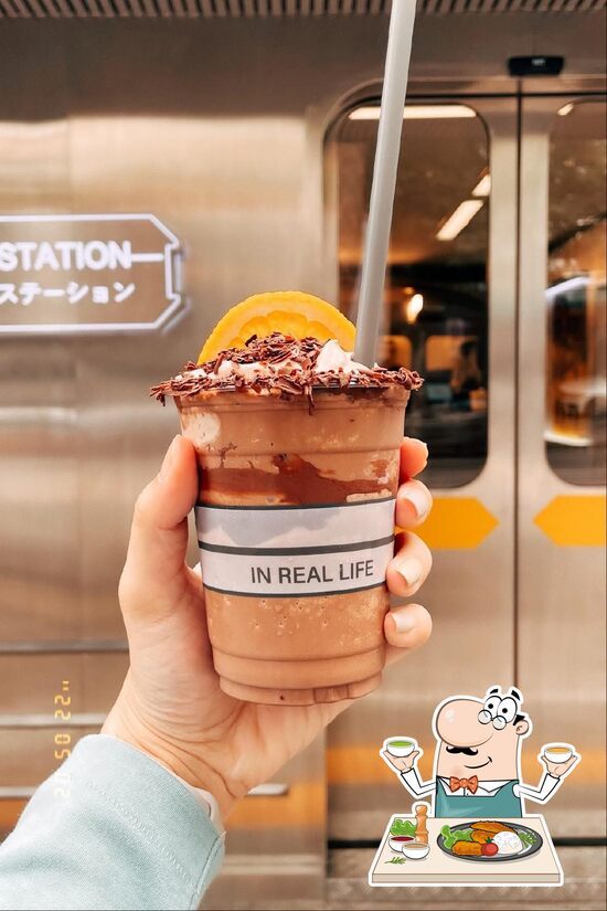 Menu at Coffee Station cafe, Bangkok, MJHC+CG3