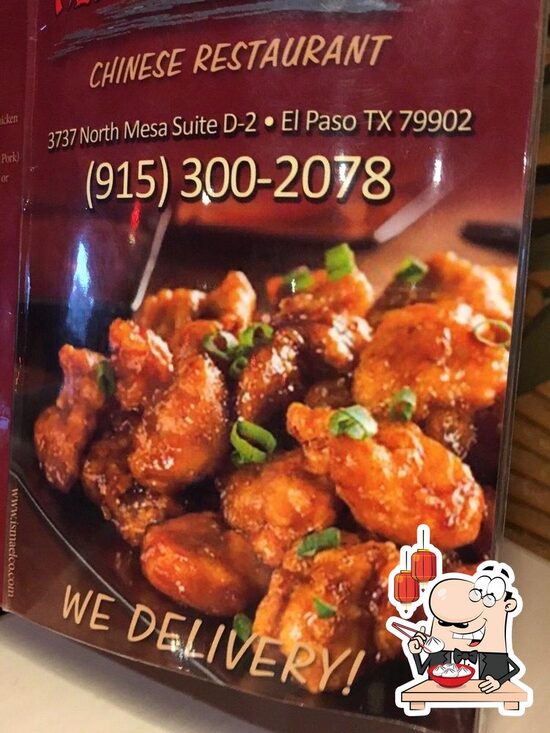Menu at Hunan Palace restaurant, El Paso
