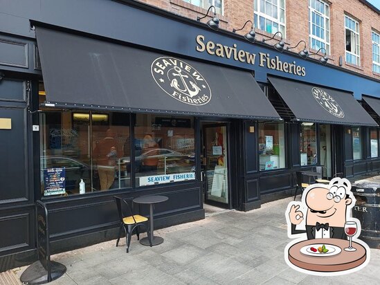 Menu at Seaview Fisheries restaurant, North Shields