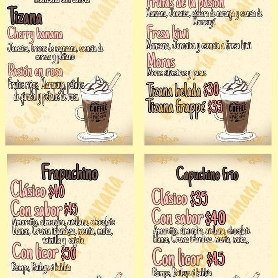 Menu at Coffee Shop Ruta 253 cafeteria, Mexico City