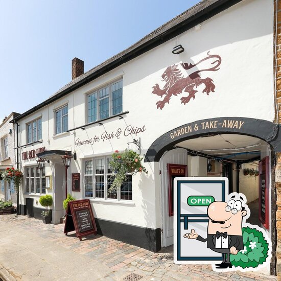 Menu at The Red Lion, Deddington (Poggs & Bom) pub & bar, Deddington ...