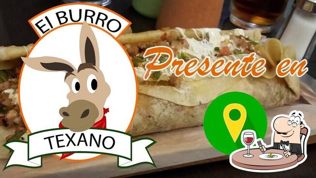 Menu at El Burro Texano restaurant, Tala