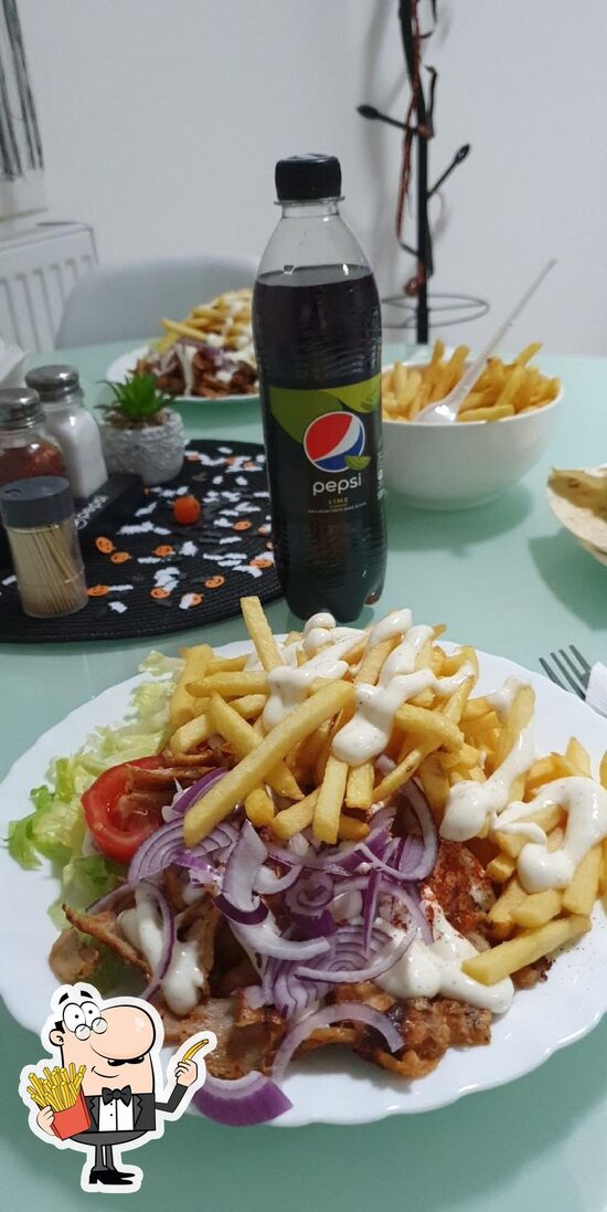Menu at Deaf Kebab restaurant, Slovenské Ďarmoty