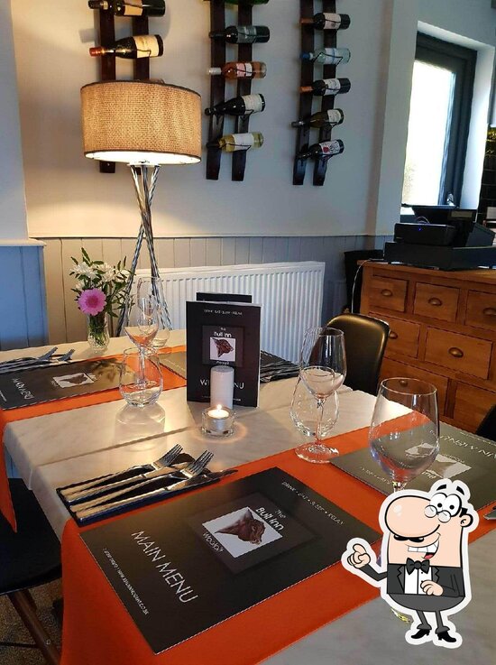 Menu at The Bull Inn restaurant, Woolpit
