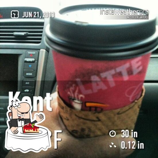 Menu at Java Junction, Kent